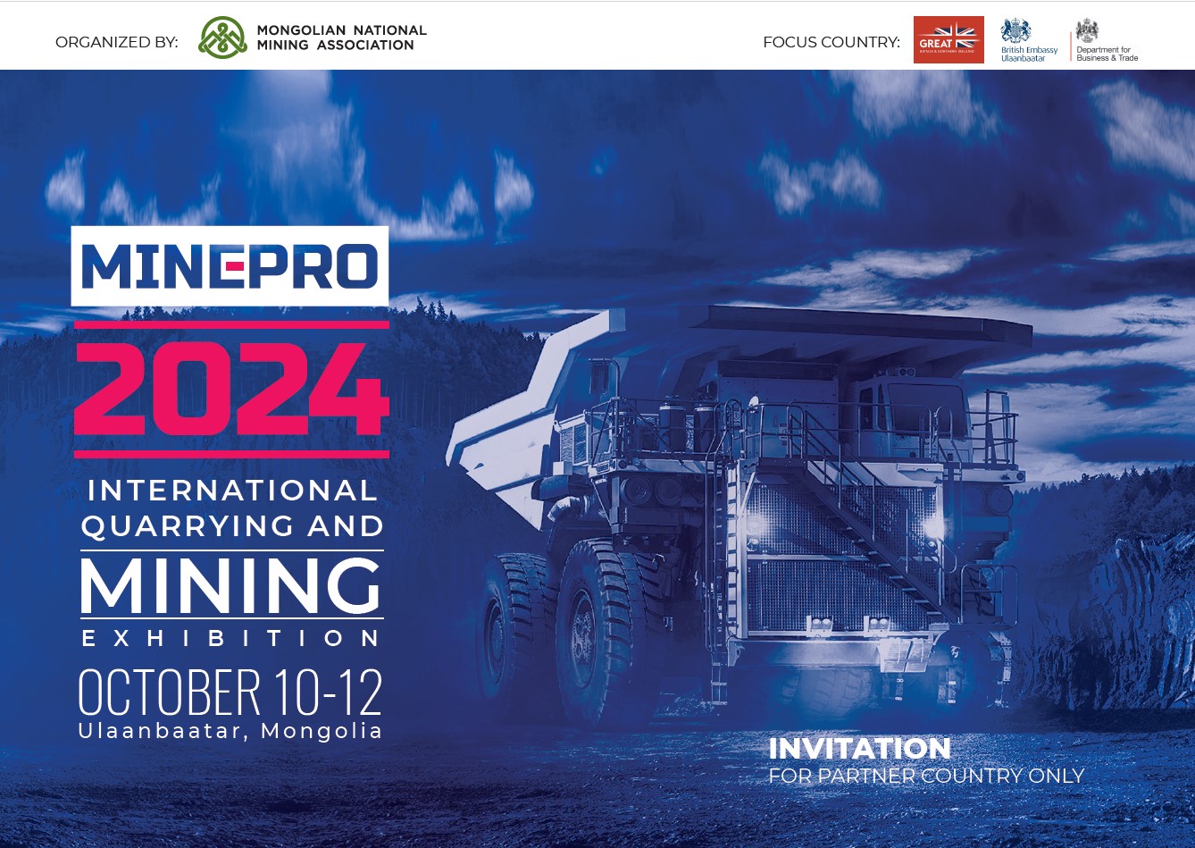 INTERNATIONAL QUARRYING AND MINING EXHIBITION – MINEPRO 2024 - Embassy ...